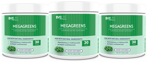 MegaGreens (3 Bottles) – Svelte Training Members